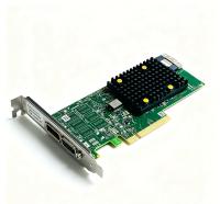 China igh Speed 12G SAS/NVMe/SATA HBA Controller Card with SFF-8654 Port, Model 9500-8i for sale