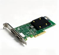 China igh Speed 12G SAS/NVMe/SATA HBA Controller Card with SFF-8654 Port, Model 9500-8i for sale
