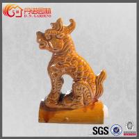 China Temple Garden Ornamental Clay Ridge Tiles for sale
