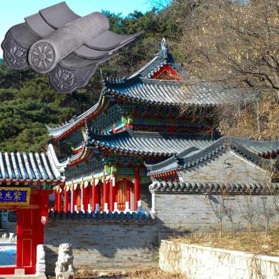 China Buddhist Monastery Building Chinese Clay Roof Tiles Temple Roof Covering for sale