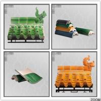 China Pavilion Chinese Old Concrete Roof Tiles Clay Glazed Colored Roof Tiles for sale