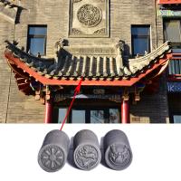 China Asian Style Eaves Roof Tiles Terracotta Material For Chinese Gazebo Siheyuan for sale