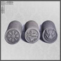 China Asian Style Eaves Roof Tiles Terracotta Material For Chinese Gazebo Siheyuan for sale