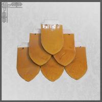 China Fish Scale Modern Style Glazed Roof Tiles Yellow Color Made In China for sale