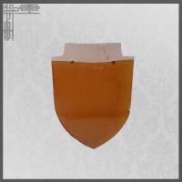 China Fish Scale Modern Style Glazed Roof Tiles Yellow Color Made In China for sale