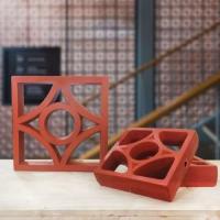 China Terracotta Breeze Bricks Ventilation Hollow Brick Wall Tiles Handmade for sale