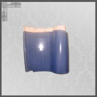 China S Shaped Glazed Roof Tile Ceramic Glossy For Villa Residential House for sale