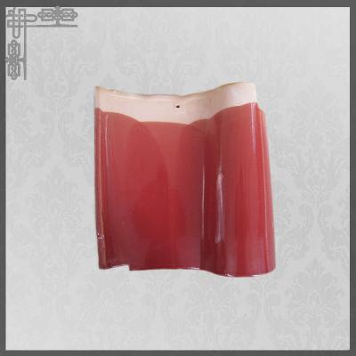 China Glossy Chinese Glazed Roof Tile European Spanish For House for sale