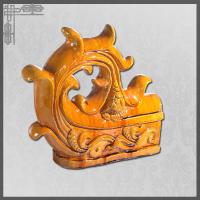 China Twice Sintering Chinese Roof Ornaments Decoration For Buddhist Temple for sale