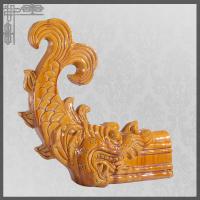 China Curved Cornices Decorative Roof Tile Chinese Feiyan Architectural Ornaments for sale