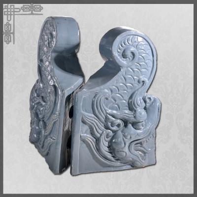 China Chinese Technology Decorative Roof Finials Red Black Roof Ornaments For House for sale