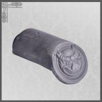 China Antique Asian Style Chinese Clay Roof Tiles Eaves Ceramic Roof Tiles for sale