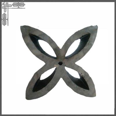 China Chinese Retro Style Decorative Wall Blocks 100mm Perforated Clay Bricks for sale