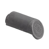 China frost resistance Asian Japanese Style Roof Tiles Unglazed Building Materials for sale