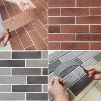 China 3.0mm Soft Flexible MCM Brick Cladding Panels Light Facing Brick Wear Resistance for sale