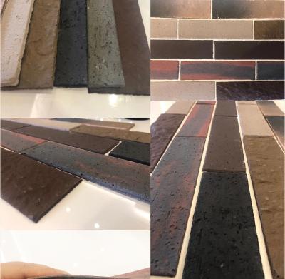 China Brick Veneer Anti Aging Flexible MCM Clay Wall Cladding 4.0mm Thickness for sale