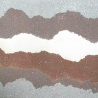 China Waterproof Matt Travertine Flexible Ceramic Tile  Exterior MCM Flame Resistance for sale