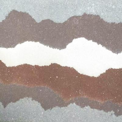 China Waterproof Matt Travertine Flexible Ceramic Tile  Exterior MCM Flame Resistance for sale