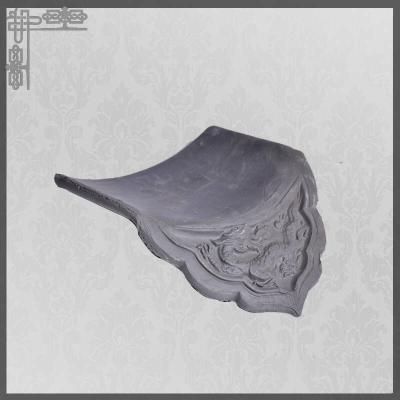 China Customizable Patterned Antique Clay Roof Tiles  Chinese Traditional Style for sale