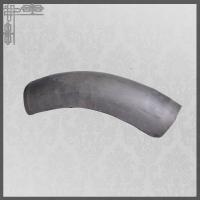 China Unglazed Japanese Retro Style Decorative Clay Roof Tiles  Bent Pan Tile 250*130mm for sale