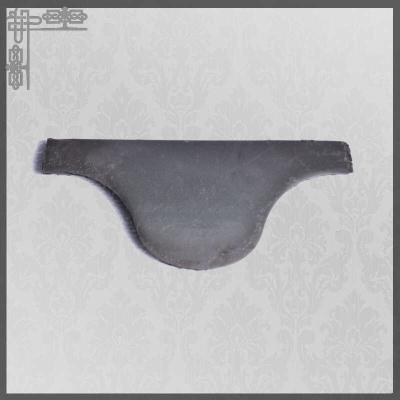 China Buddhist Temple Enclose Chinese Clay Roof Tiles Matt  Unglazed Weather Proof for sale