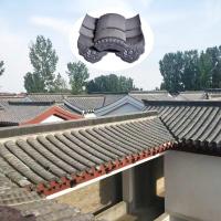 China Fireproof Courtyard Plain Clay Roof Tiles Graphic Design for sale