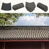 China Plain Snow Resistant Chinese Clay Roof Tiles Fireproof for sale