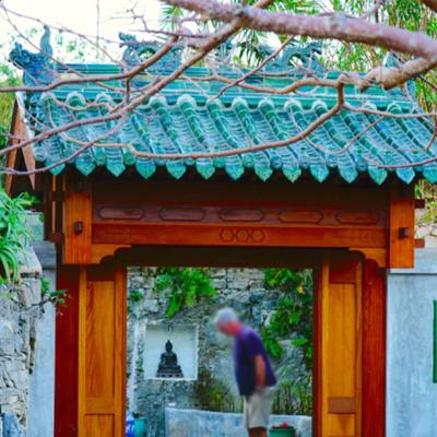 China Ancient Temples Chinese Glazed Roof Tiles With Smooth Surface for sale