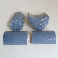 China Long Life Gazebo Glazed Clay Tiles Traditional Chinese Style Blue for sale