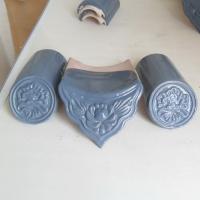 China Long Life Gazebo Glazed Clay Tiles Traditional Chinese Style Blue for sale