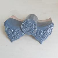 China Long Life Gazebo Glazed Clay Tiles Traditional Chinese Style Blue for sale