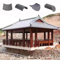 China 0.39inch Thickness Japanese Ceramic Roof Tiles High Temperature for sale