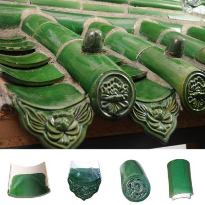 China Glazed Chinese Temple Roof Tiles Building Material Decorative for sale