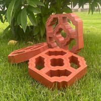 China Geometric Breeze Terracotta Wall Bricks Block Decoration External Panel Wall Building Facade Cladding for sale
