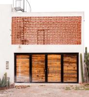 China Red Terracotta Screen Block 100% Natural Clay For Interior And Outdoor Wall for sale