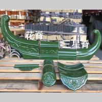 China Temple Roofing Buddhist Roofing Chinese Green Glazed Terracotta Roof Tiles for sale