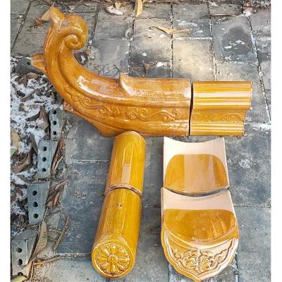 China Transform Your Building with Chinese Glazed Roof Tiles Functional Aesthetic and Durable for sale