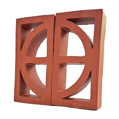 China Natural Clay Material Terracotta Breeze Blocks for Sustainable Building Solutions for sale