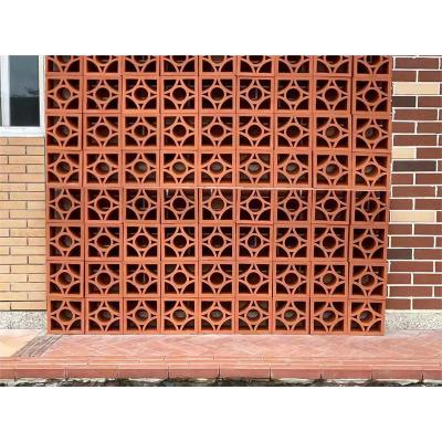 China Partition Wall Decorative Breeze Block Antique Background Ceramic Hollow Bricks for sale