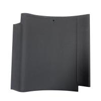 China Matt And Unglazed Traditional Japanese Roof Tiles For Natural Look for sale