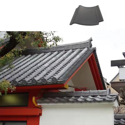 China Traditional Japanese Roof Tiles Handmade And Durable For Traditional Garden Pagodas Construction for sale