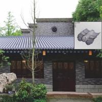 China Antique Chinese Roofing Shingles  Authentic Terracotta Roof Tile Fireproof Sustainable Heritage for sale