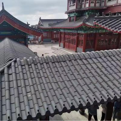 China Chinese Buddhist Monastery Building Temple Roof Tiles Matt Surface Clay Roof Decoration for sale