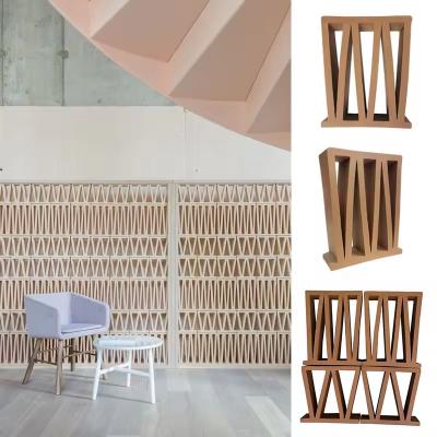 China Red Terracotta Facade Bricks Clay Building Breeze Block For House Cafe & Office Decoration for sale