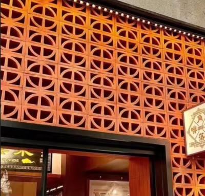 China Terracotta Tile House Building Decorative Breeze Block For Garden Porch Walkway Driveway Partition Wall Backyard Terrace for sale