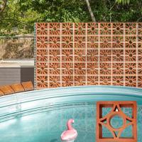 China Exterior Decoration Wall Hollow Breeze Block Terracotta Ventilation Clay Bricks for sale