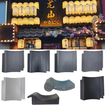 China Modern Japanese Metal Roof Tiles Lightweight and Durable Premium Clay Multiple Colors Perfect for Contemporary Designs for sale