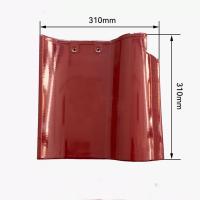 China Premium S-Curve Spanish Roof Tile Classic Red High Quality Ceramic Weather Resistant Design Perfect For Traditional Home for sale