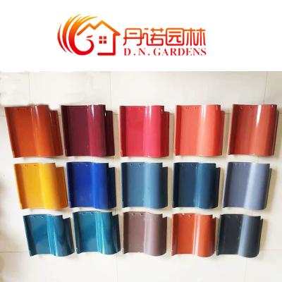 China Colorful S-Shaped Spanish Roof Tile Set Variety Of Hues Long-lasting Material Architectural Elegance Enhance Your Roof for sale
