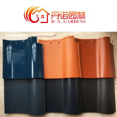 China Eco-Friendly S-Curve Spanish Roof Tile Natural Finish Ceramic Energy-efficient Design Sustainable Roofing Solution for sale